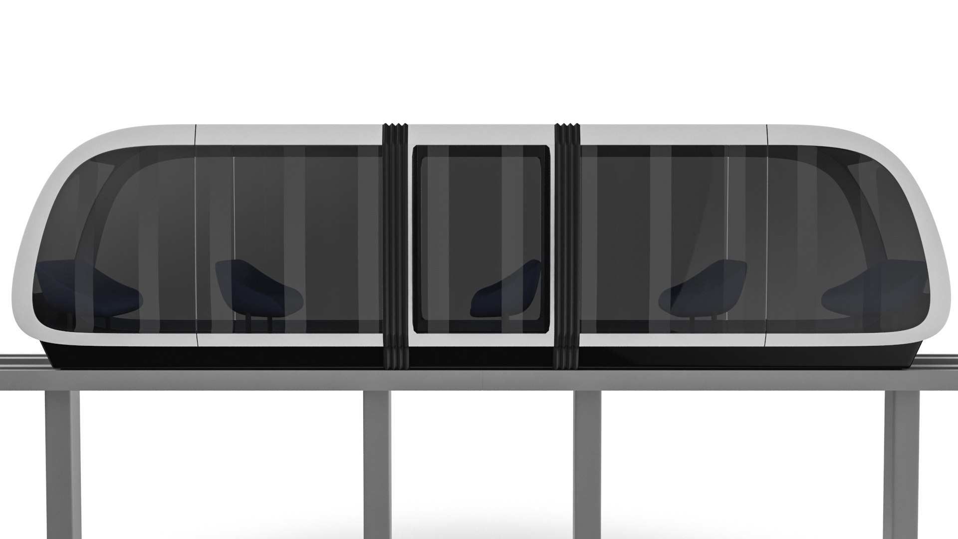 3D Modern Train Model - TurboSquid 1455281