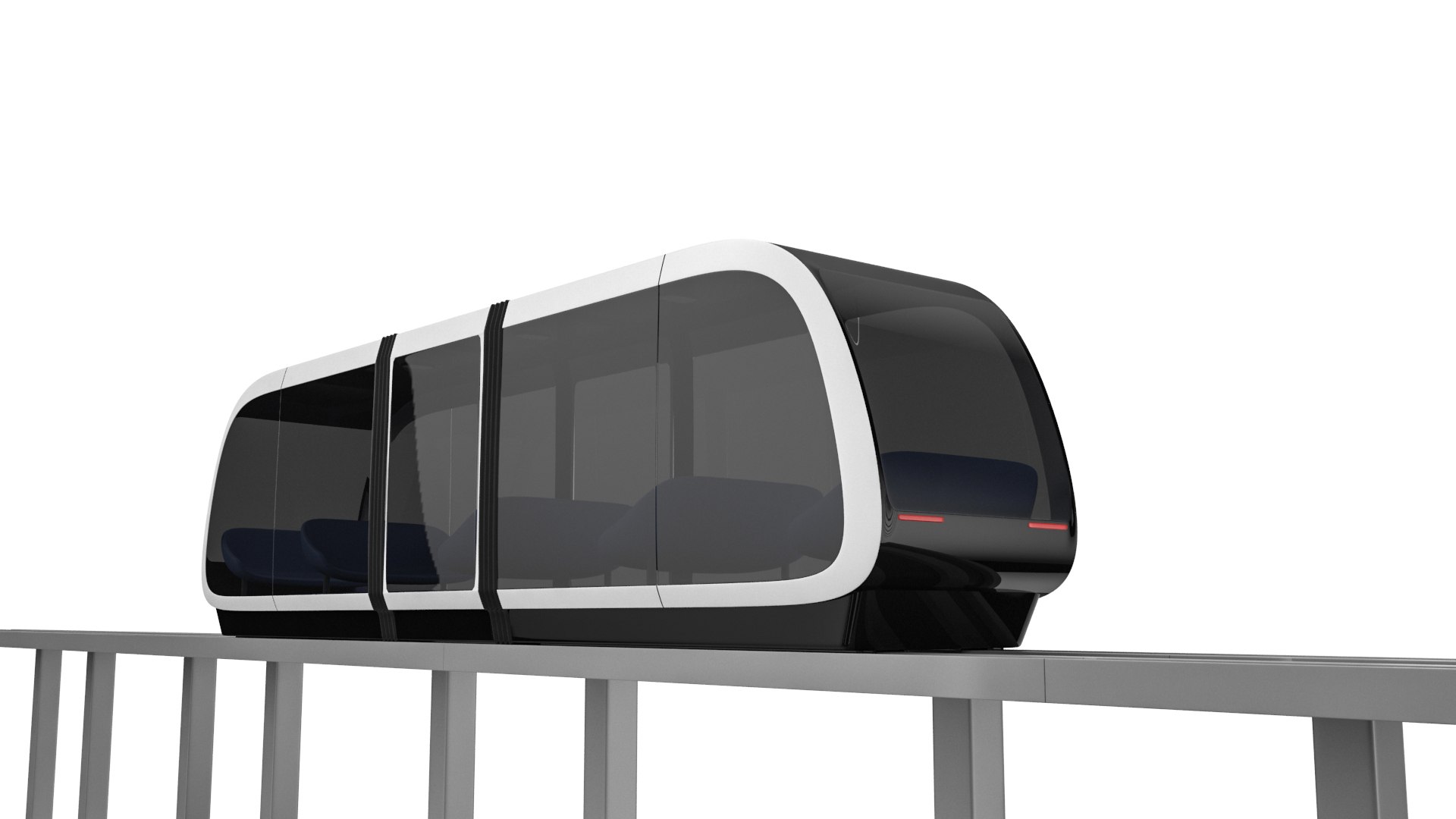 3D Modern Train Model - TurboSquid 1455281