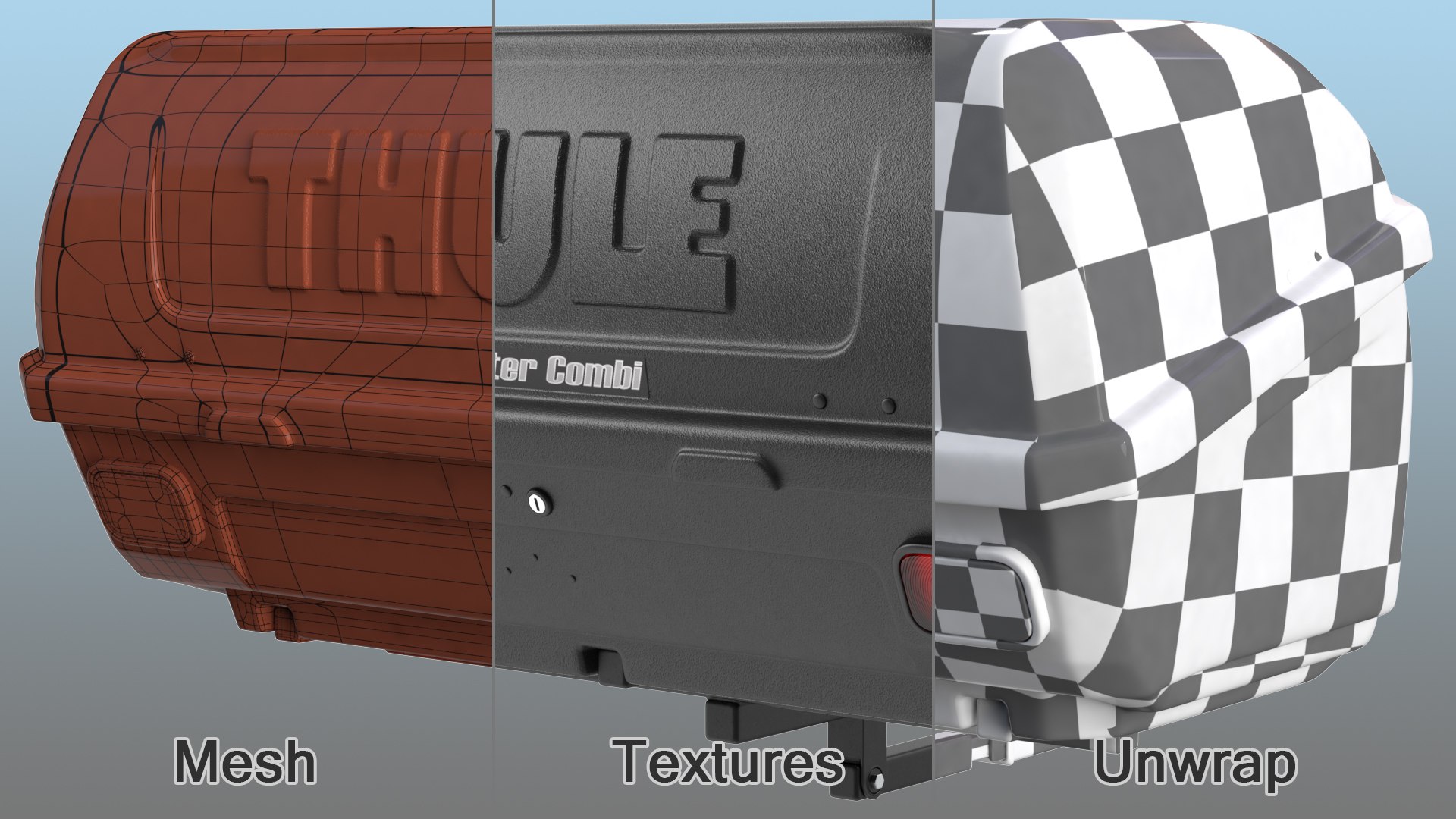 Thule transporter combi cargo model - TurboSquid 1643240