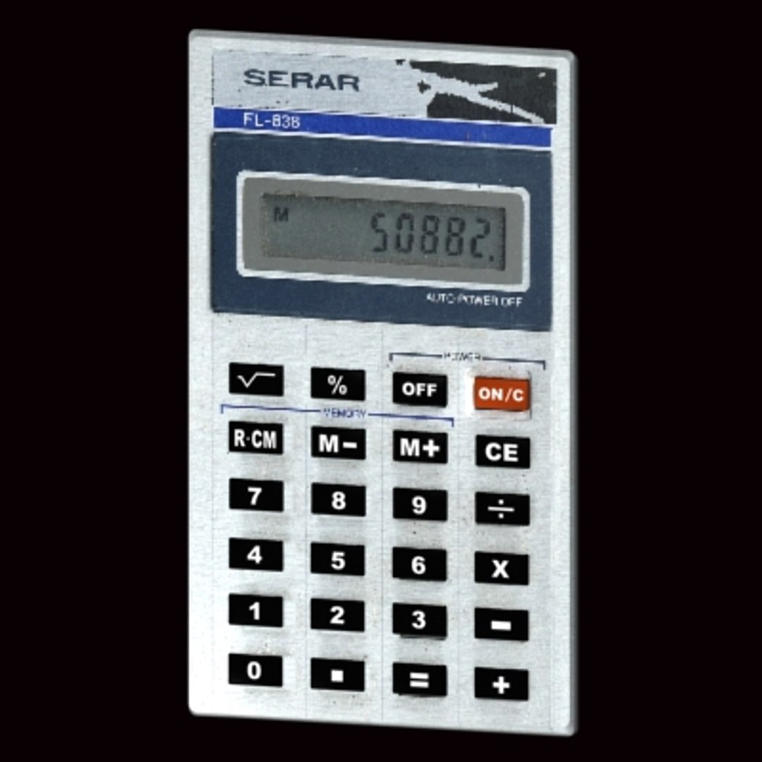 3d Model Hand Calculator