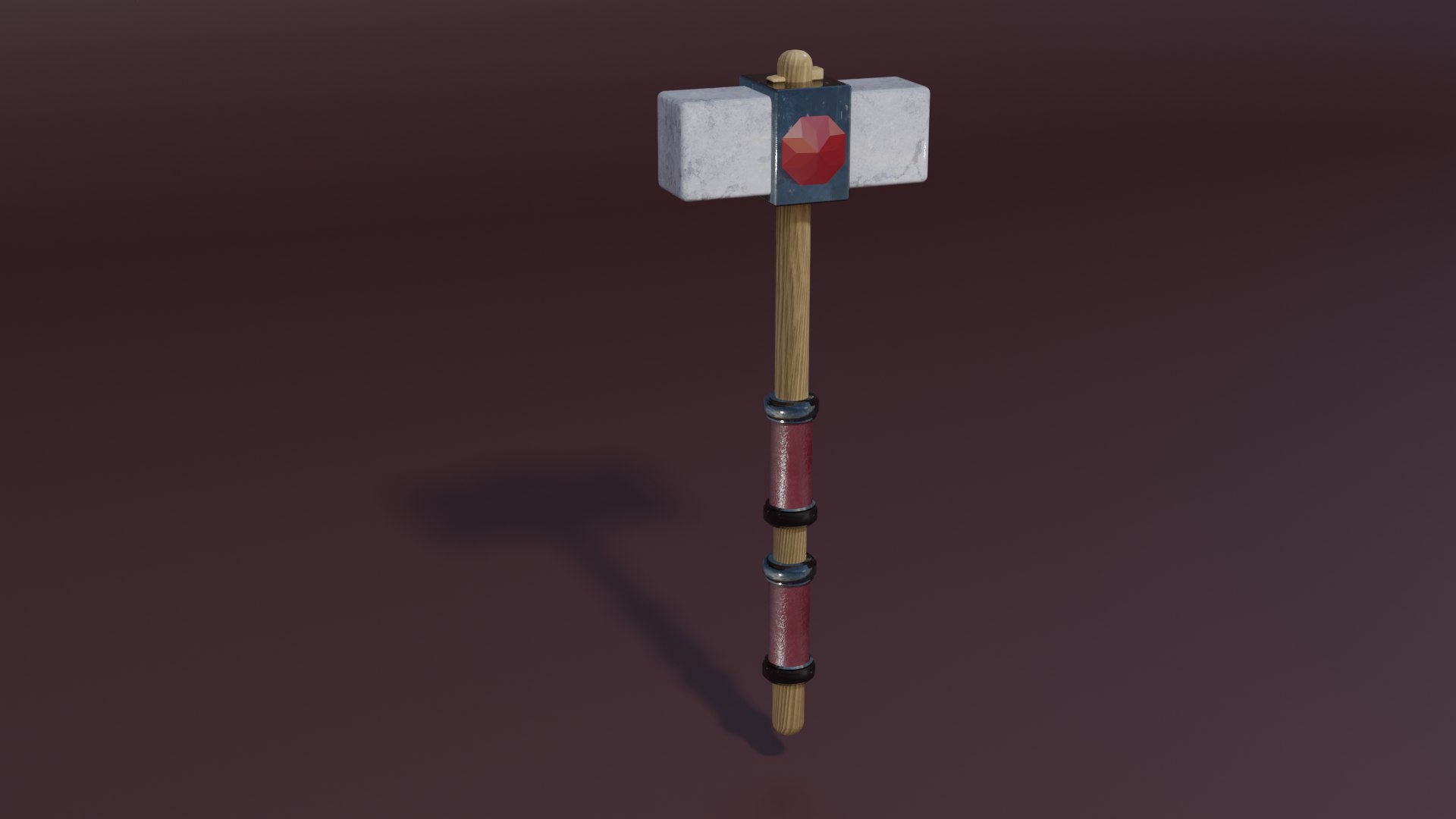 Stone Hammer 3D Model - TurboSquid 1714033