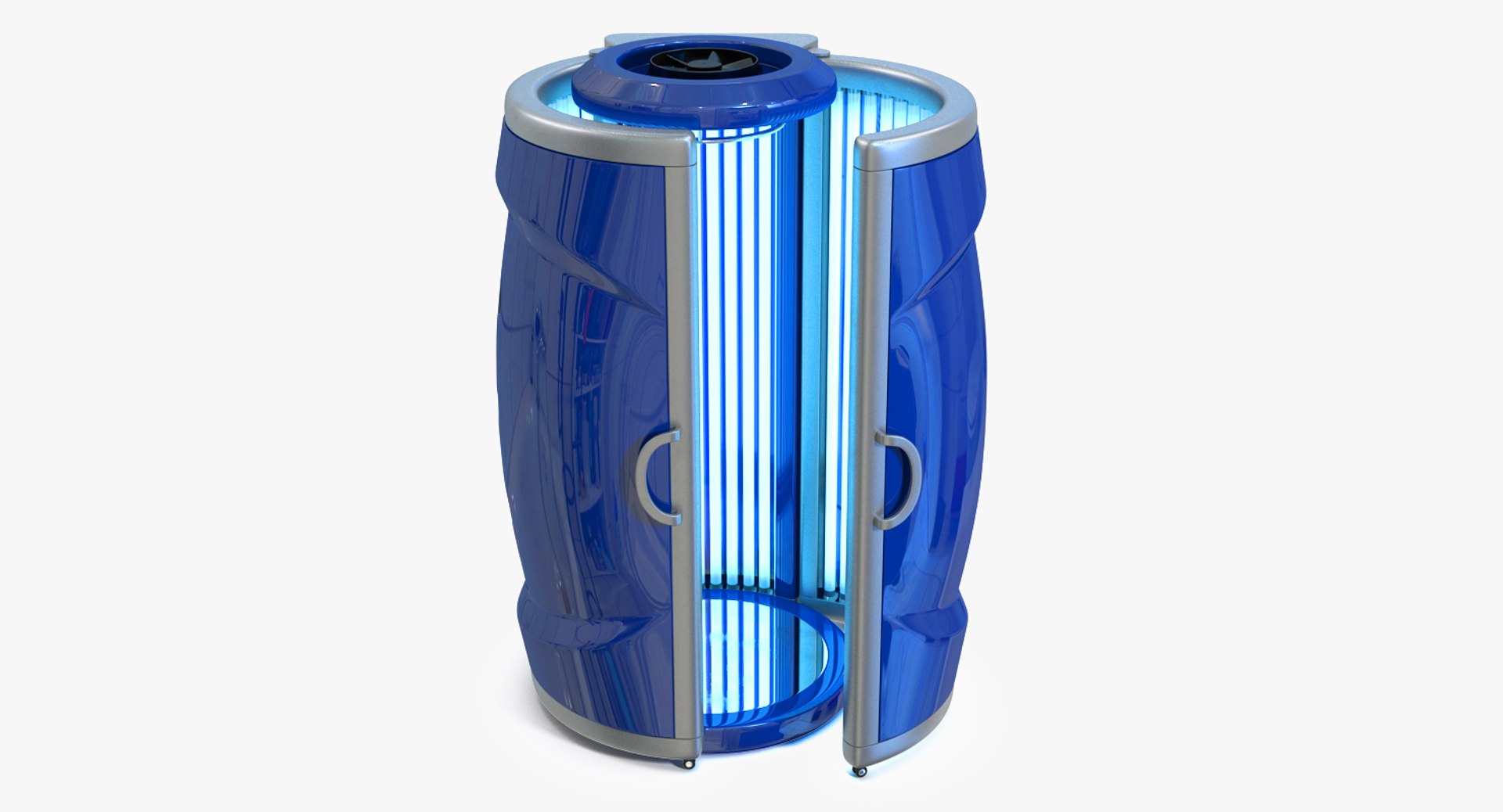Tanning Bed Solarium Vertical 3D Model - TurboSquid 1211598