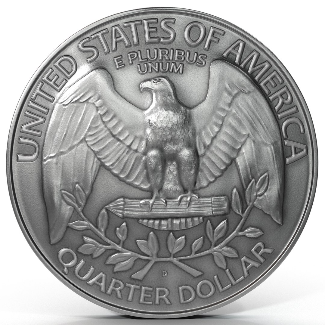 3ds Max Quarter Dollar