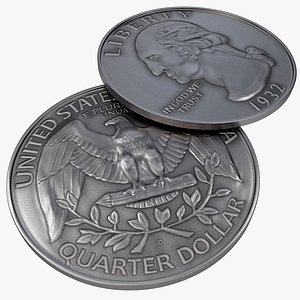 Download Free & Premium Quarter 3D Models | TurboSquid