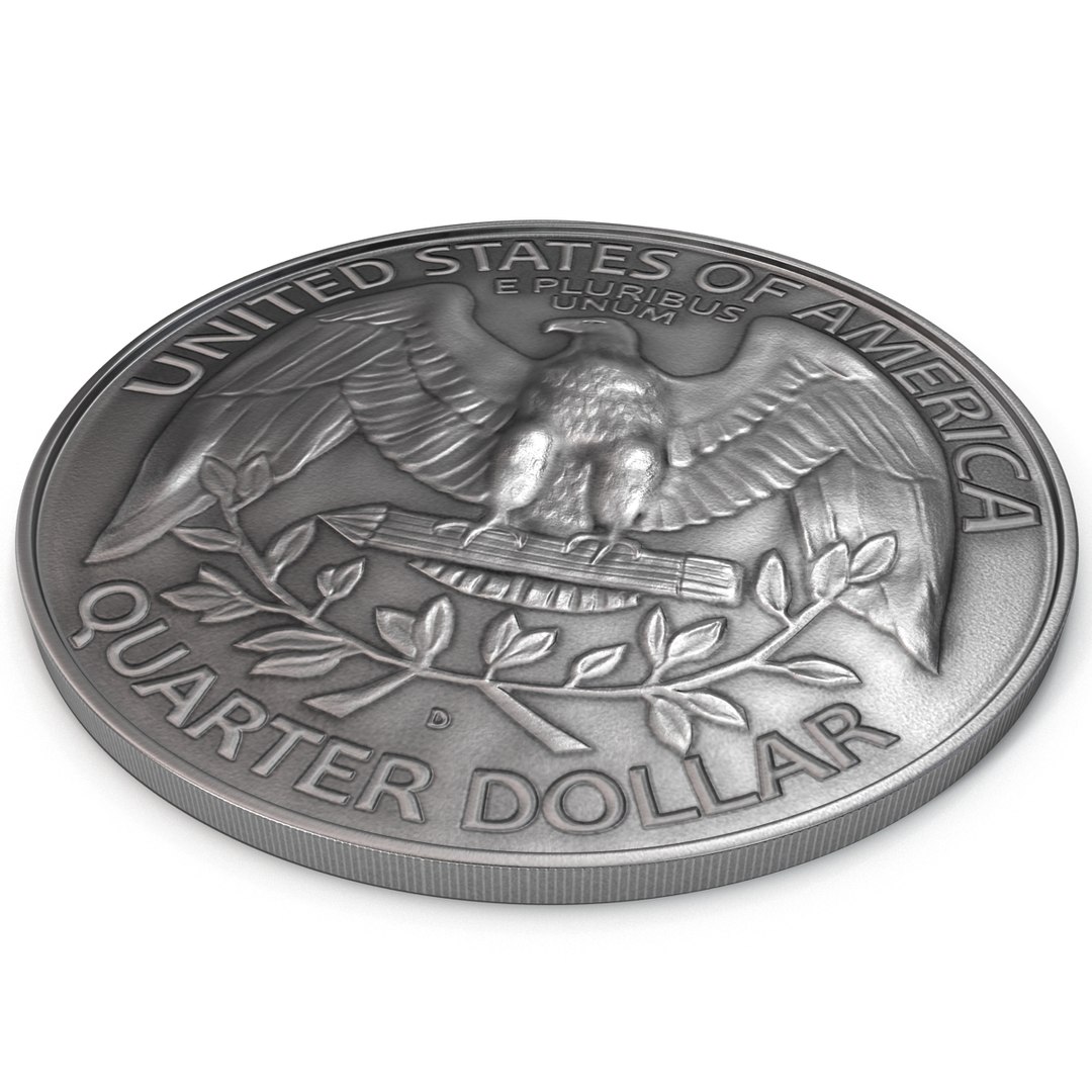 3ds Max Quarter Dollar