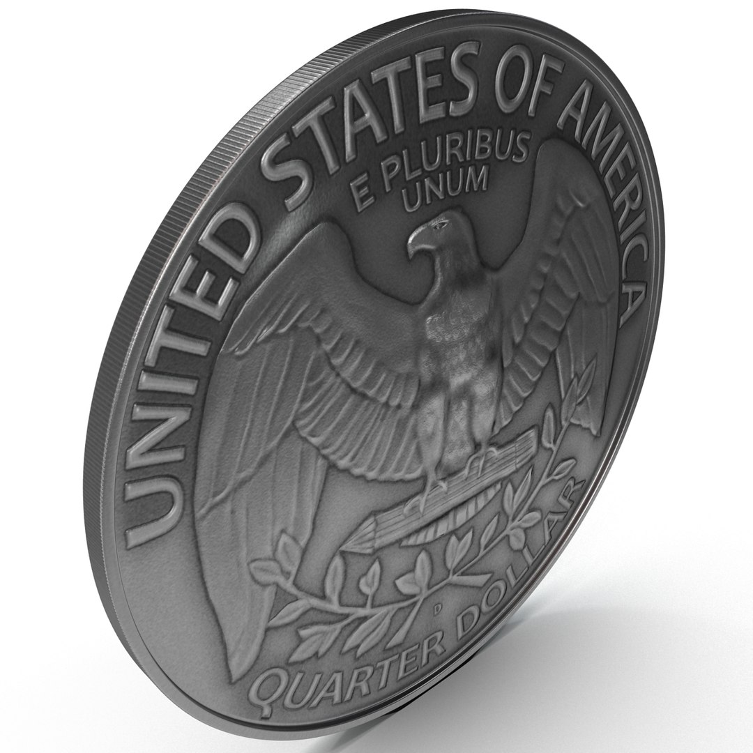 3ds Max Quarter Dollar