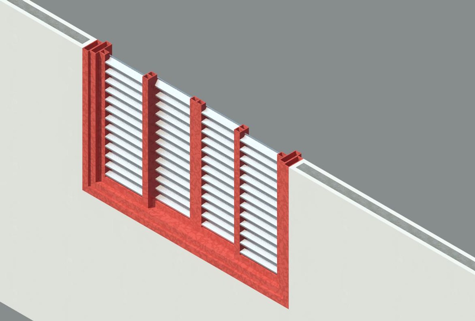 Rfa Fixed Louvre Sliding Window