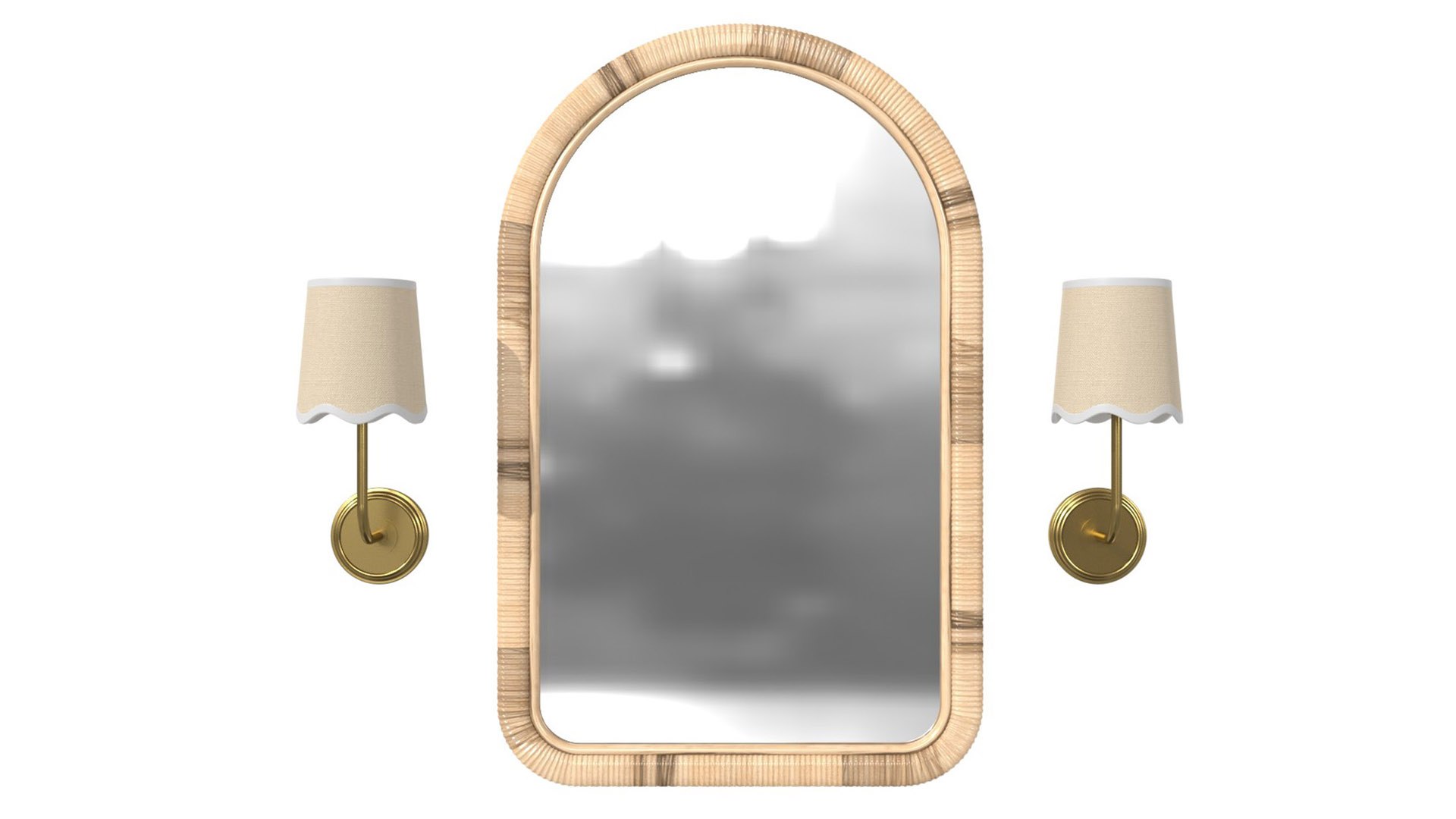 Regina Andrew Ariel Sconce Cooper Classics Brienne Wall Mirror 3D Model ...