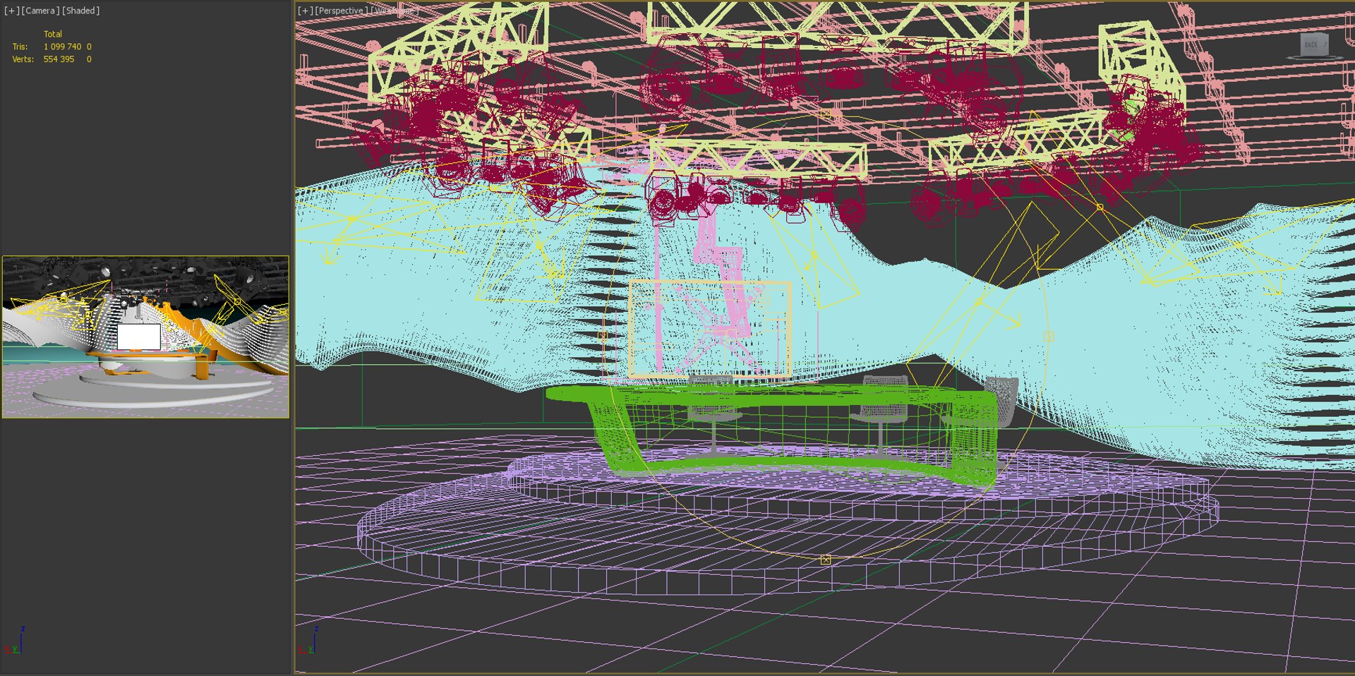 Virtual Tv Studio Camera 3d Model