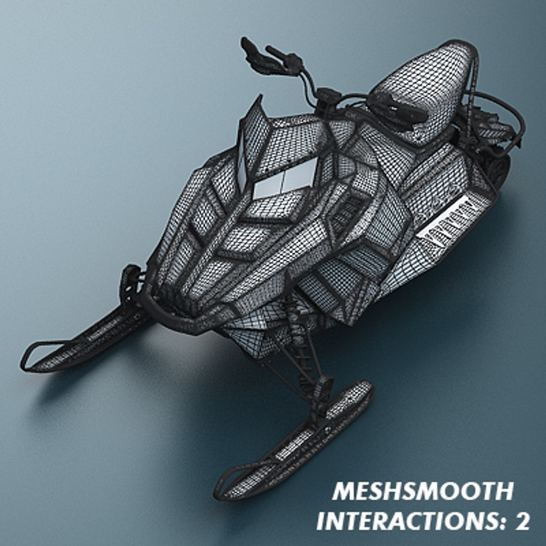 Snowmobile - 3d Model