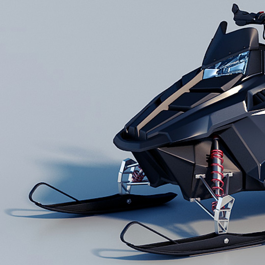Snowmobile - 3d Model