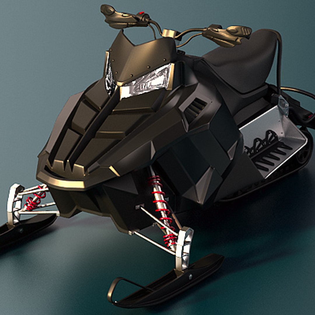 Snowmobile - 3d Model