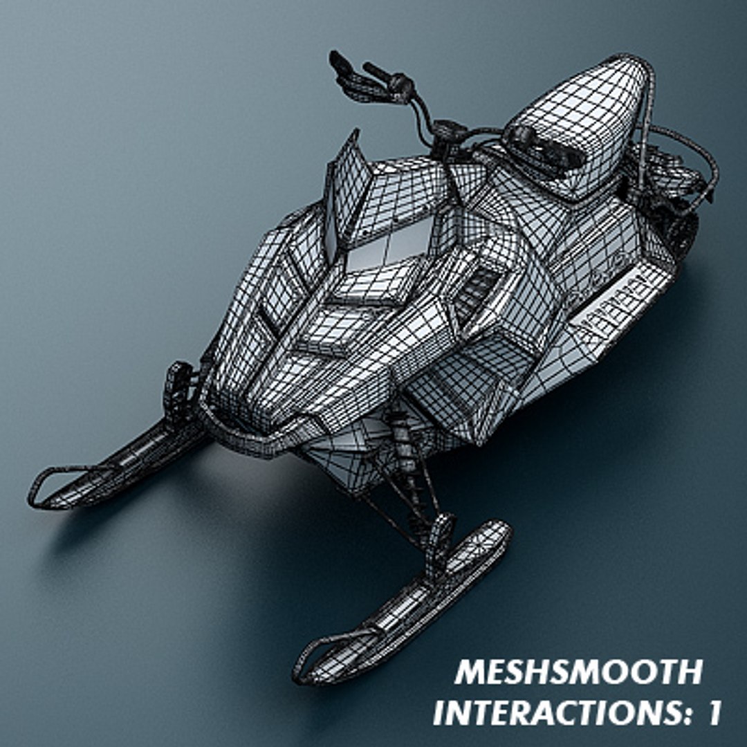Snowmobile - 3d Model