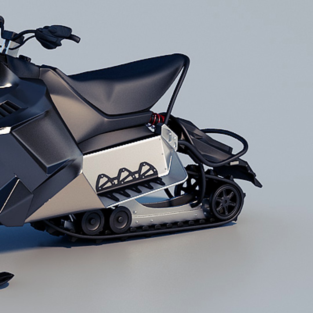 Snowmobile - 3d Model