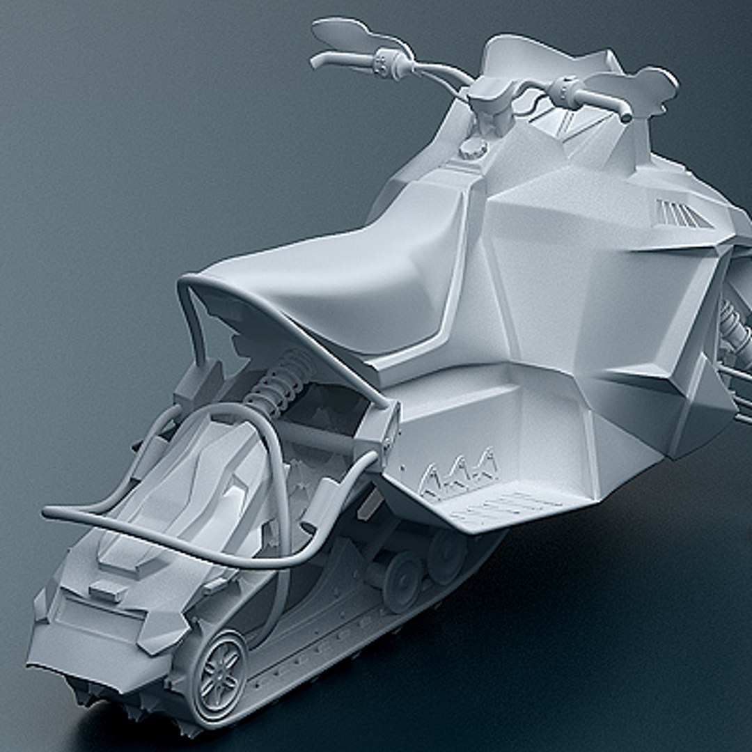 Snowmobile - 3d Model