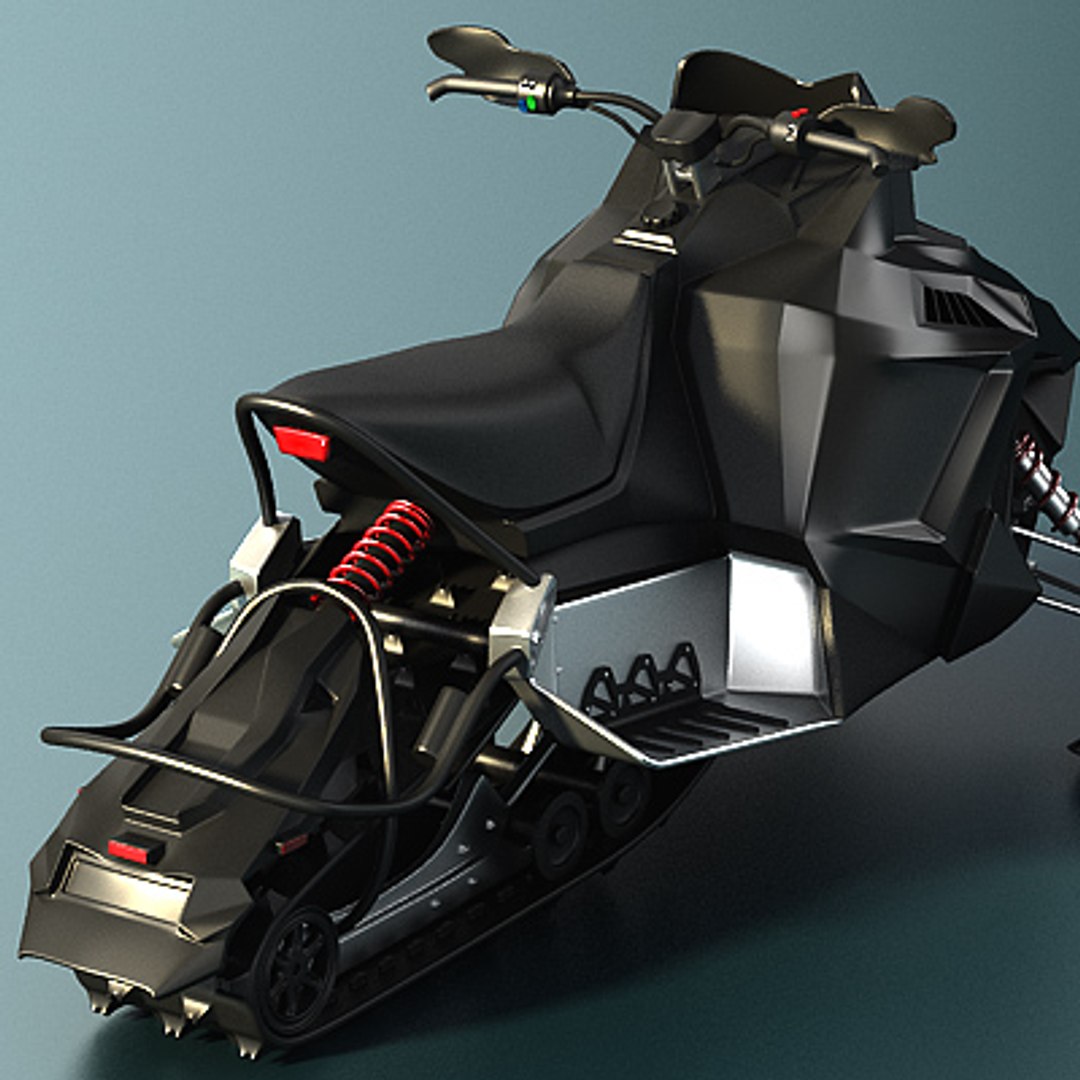 Snowmobile - 3d Model