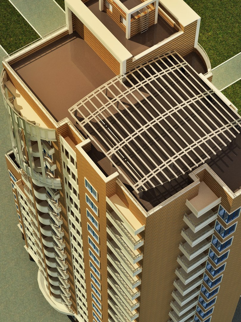 3d Model Skyscraper House
