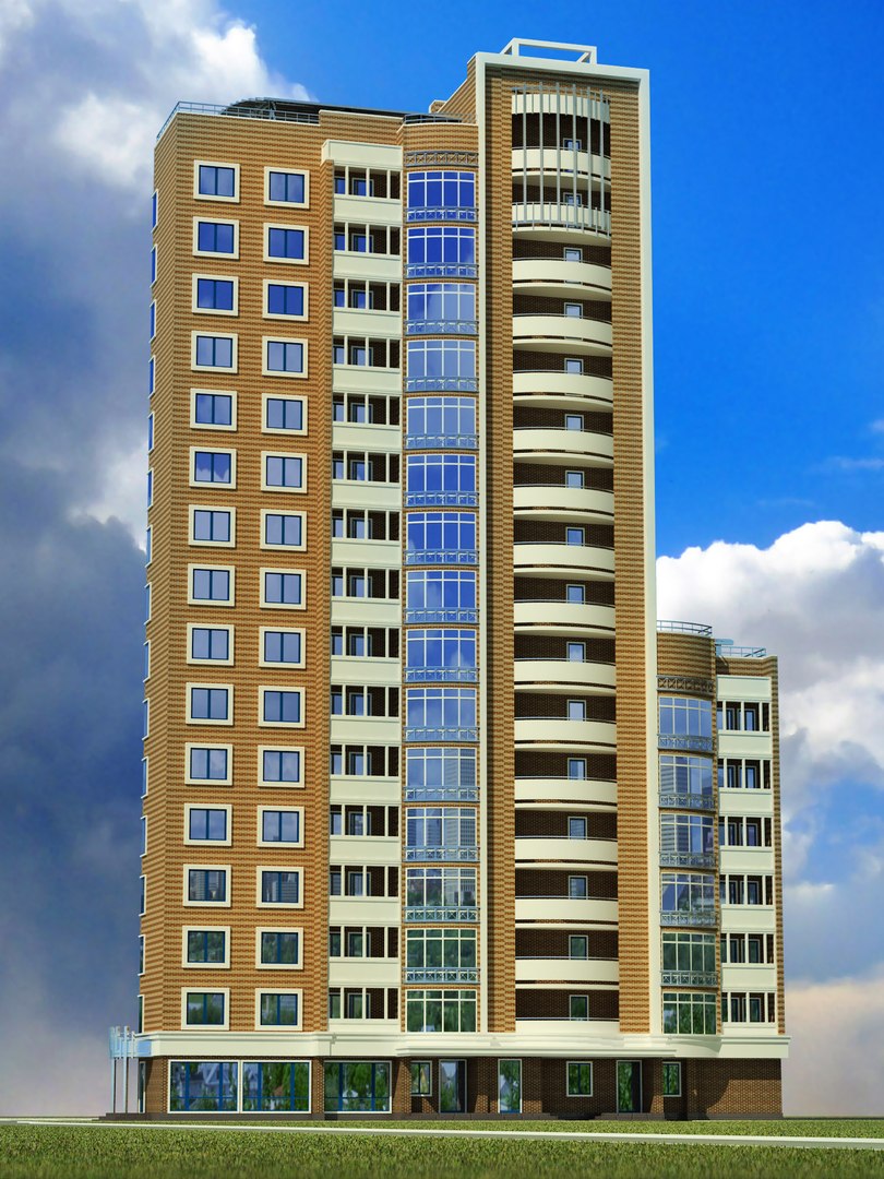 3d Model Skyscraper House