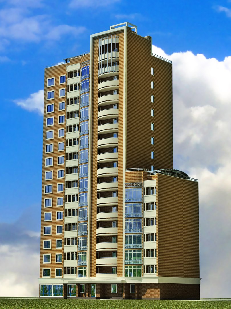 3d Model Skyscraper House