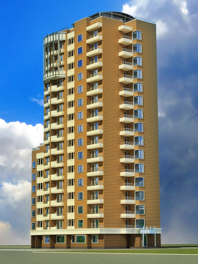 3d Model Skyscraper House