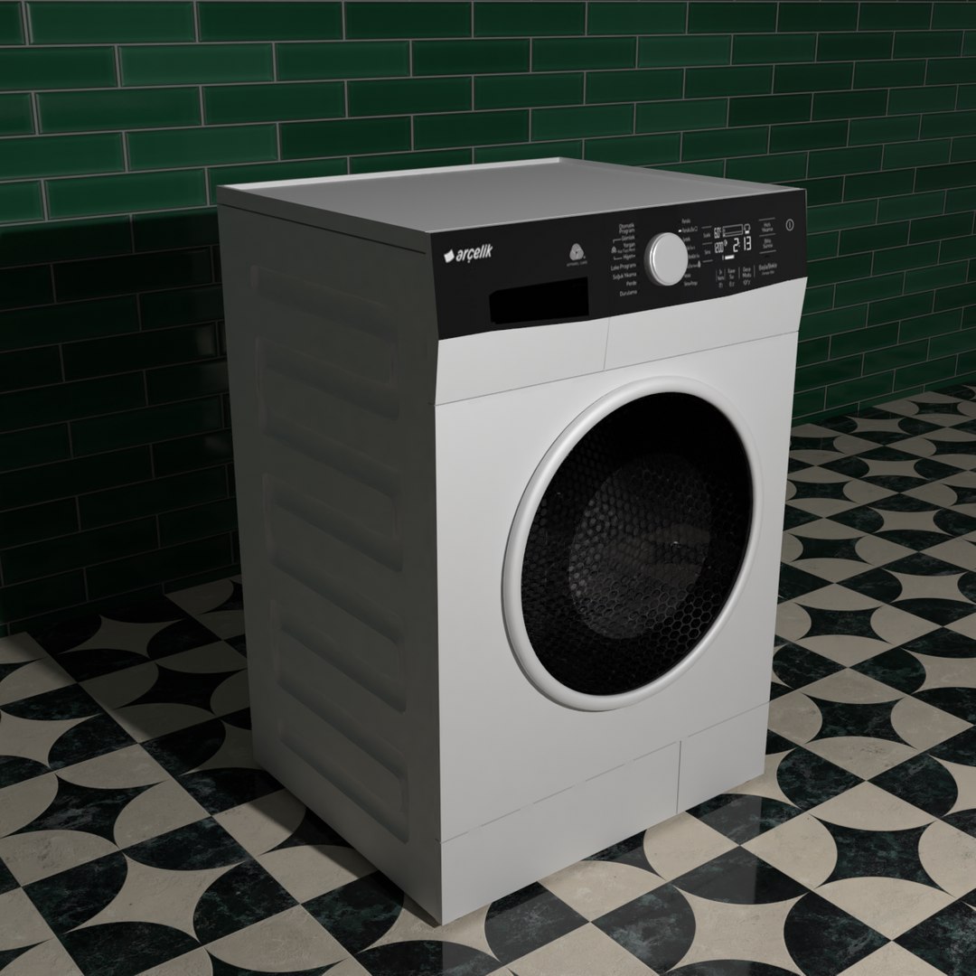 3D Washing Machine Model - TurboSquid 1825381