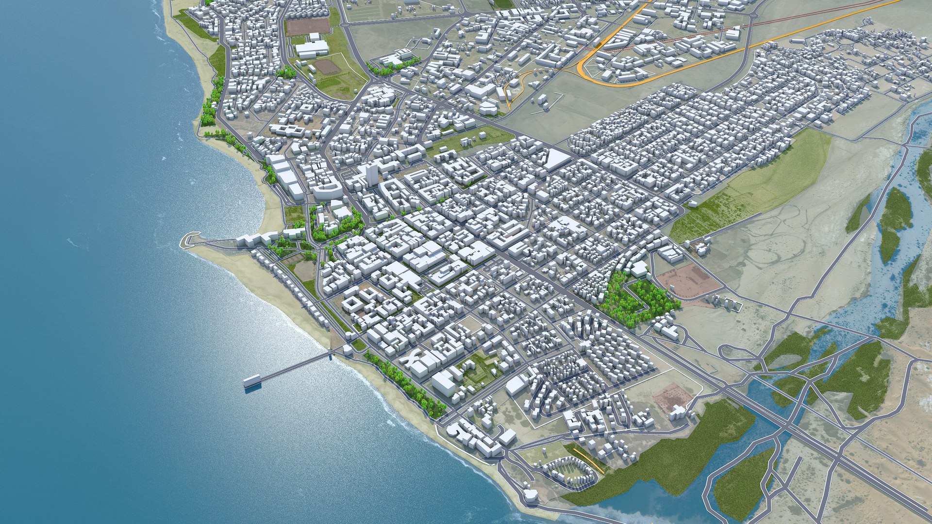 3D model Swakopmund Namibia - TurboSquid 2154598