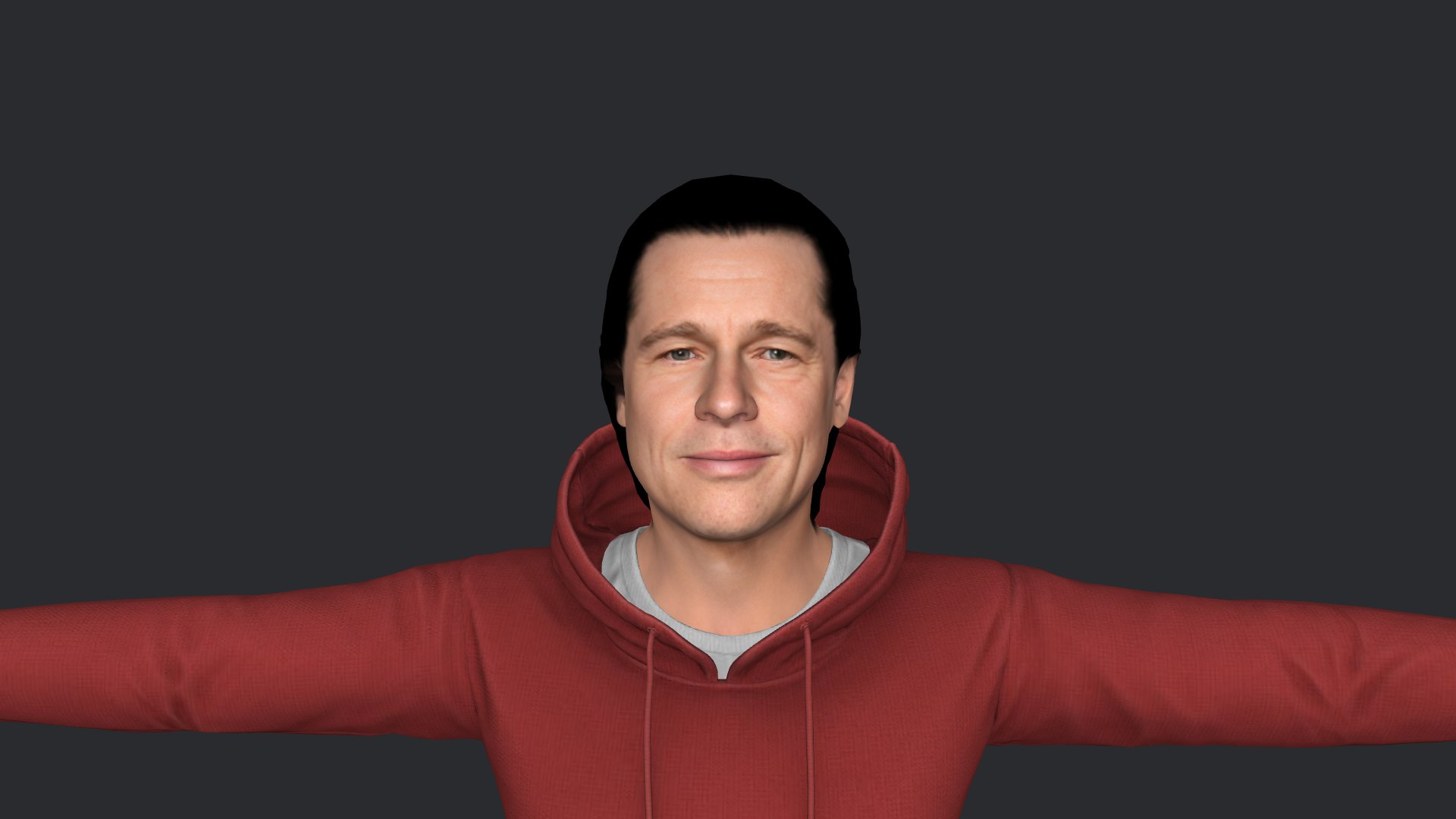 3D Model Brad Pitt Hyper Realistic Full Body Fully Rigged - TurboSquid ...