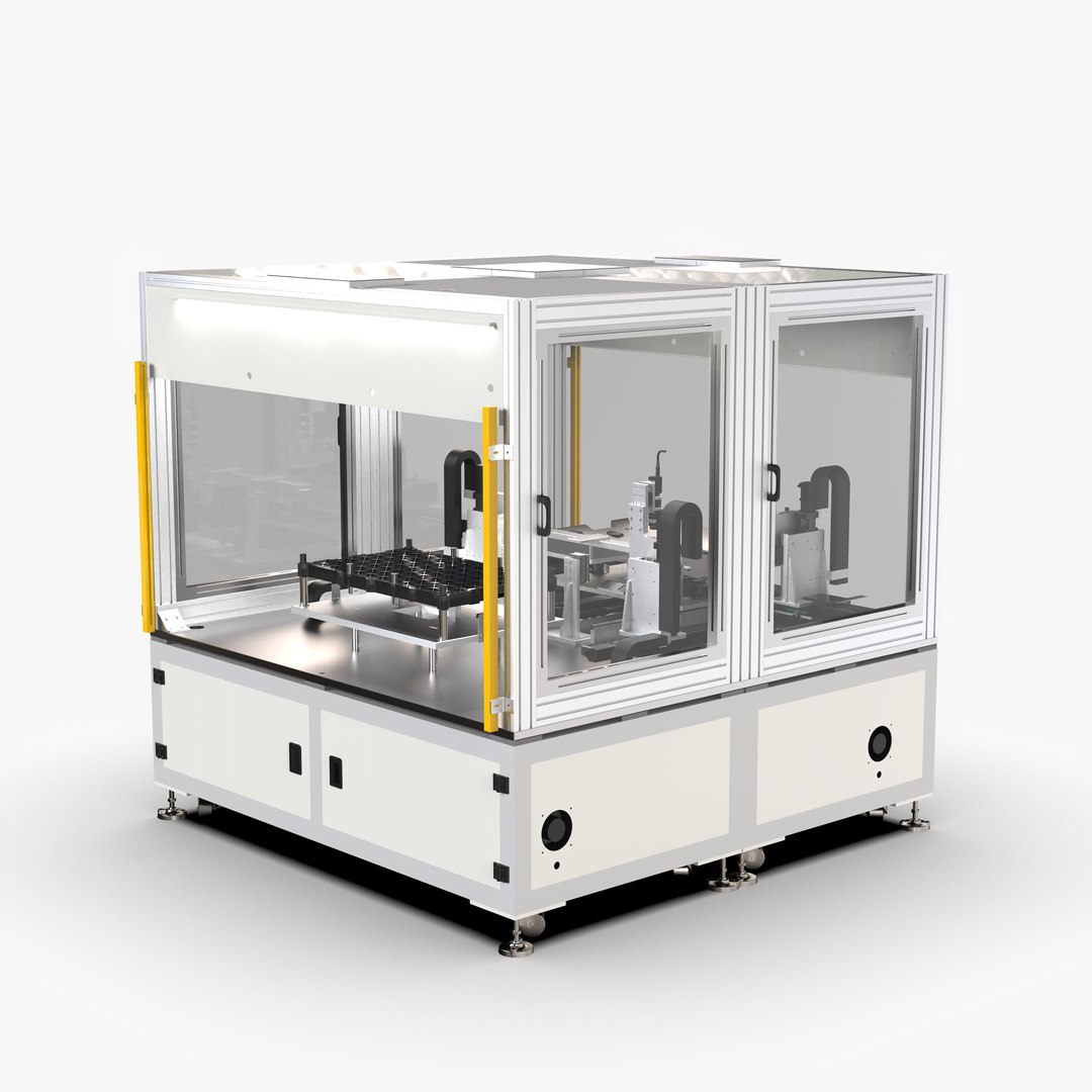 modelo 3d Automatic Alignment Equipment for Complete Disassembly ...