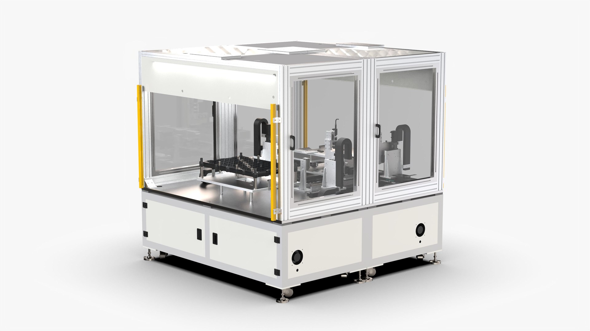 Automatic Alignment Equipment For Complete Disassembly Machine 3D Model ...