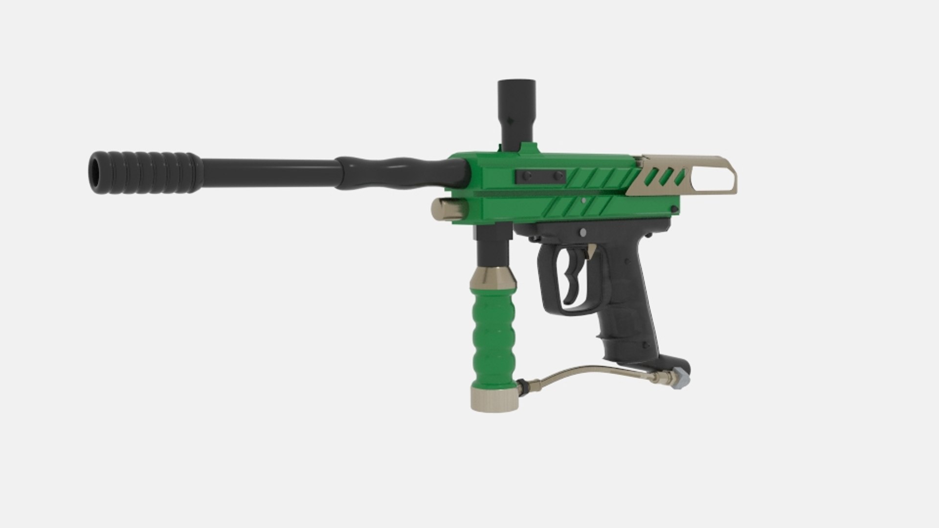 3D Paintball Guns Model - TurboSquid 1189834