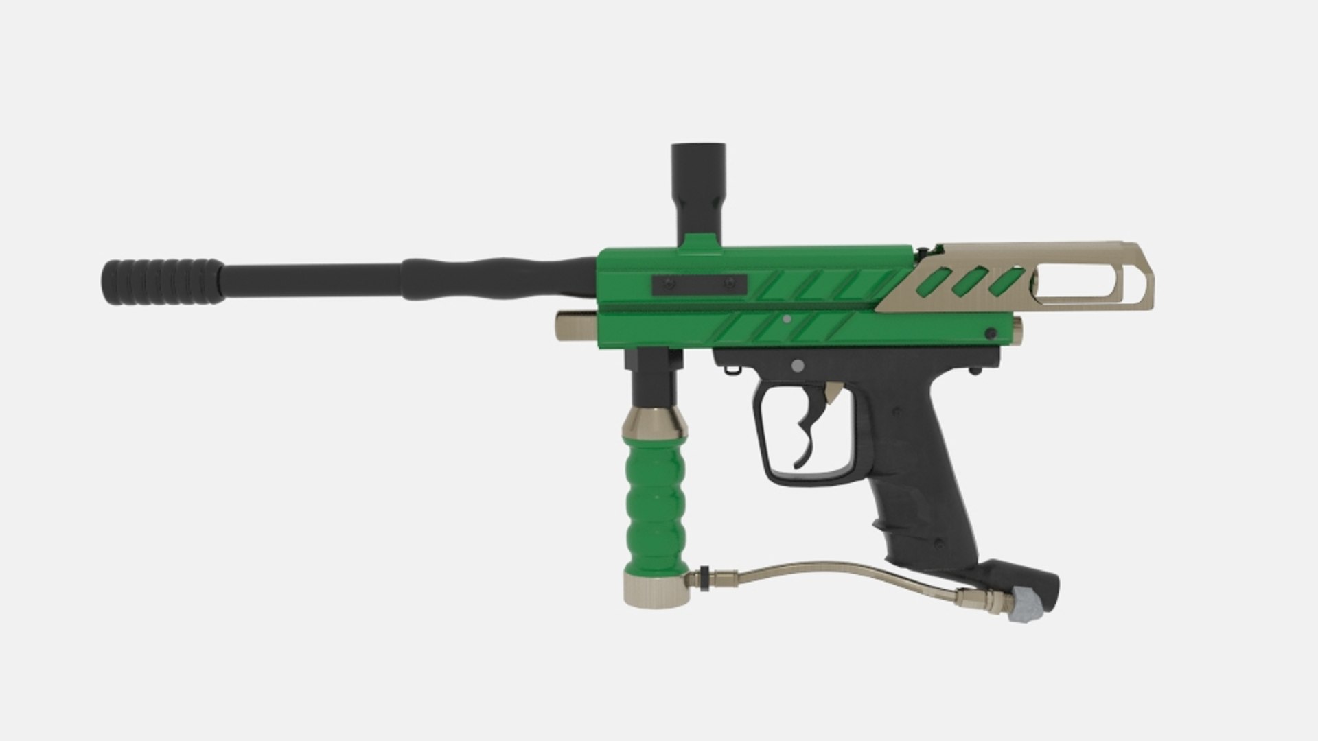 3D Paintball Guns Model - TurboSquid 1189834