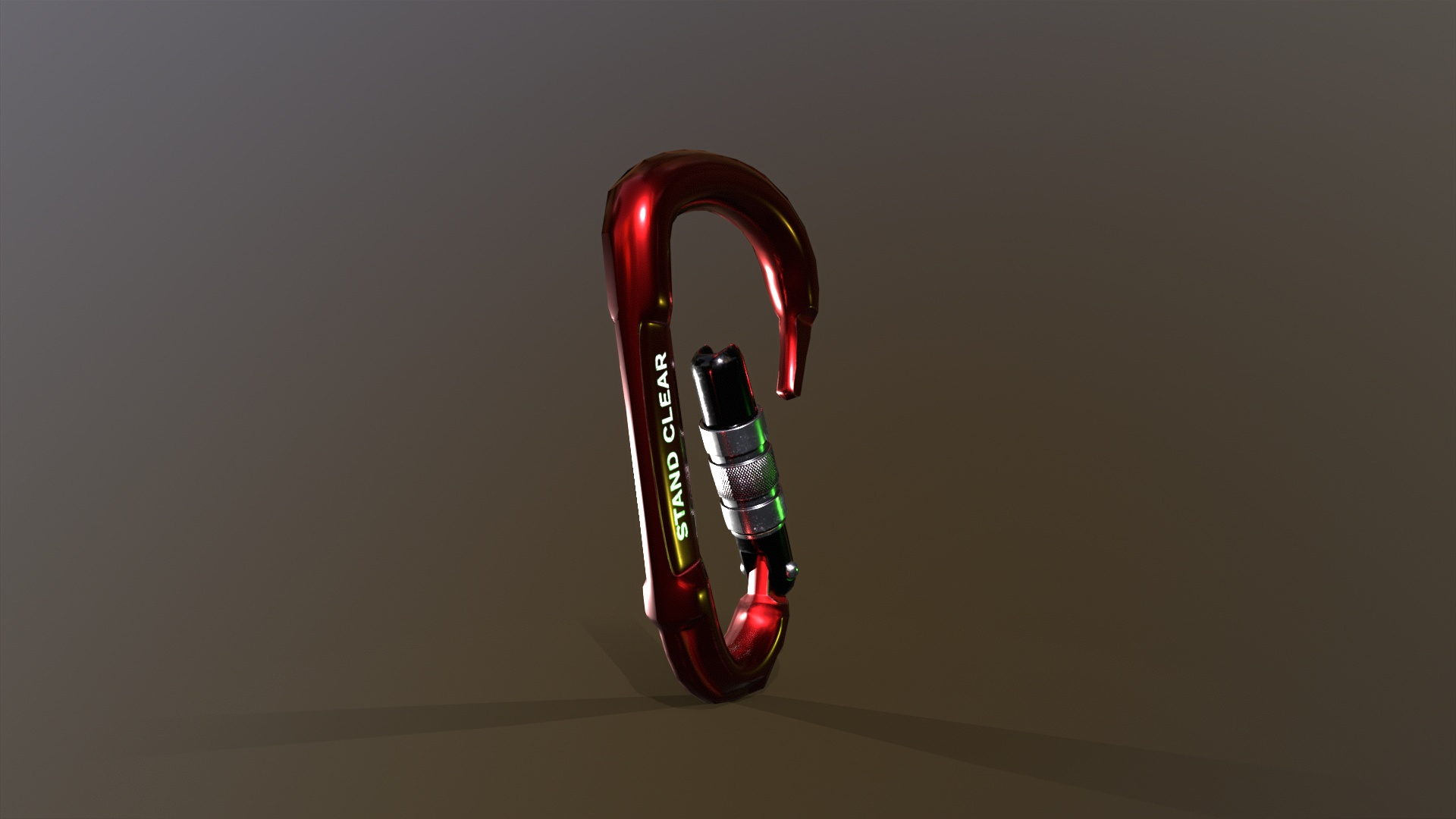 Carabiner Red 3D Model - TurboSquid 1956678