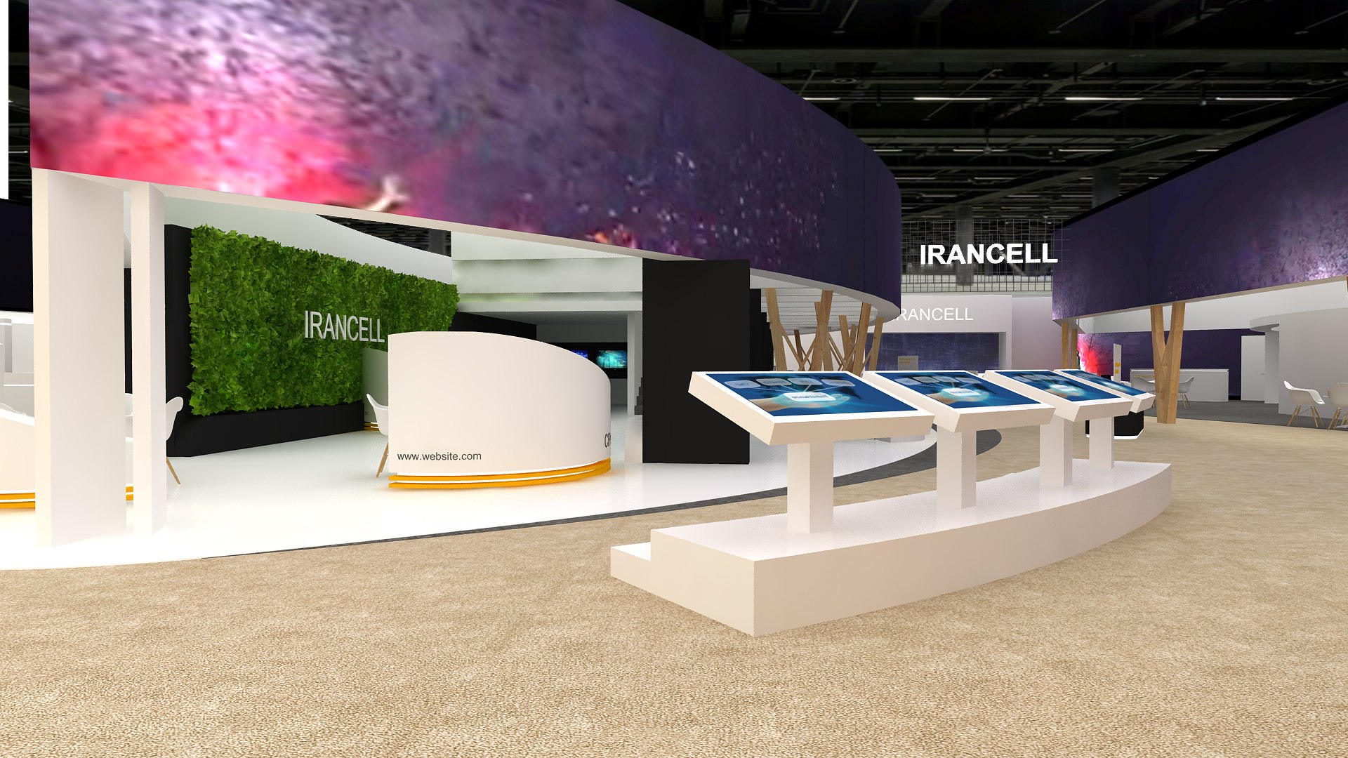 3D Hall Exhibition Model - TurboSquid 2121252