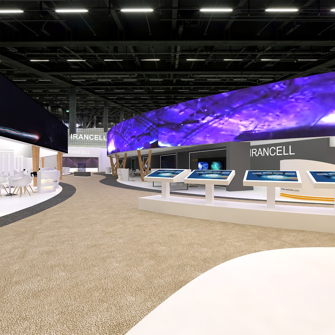 3D Hall Exhibition Model - TurboSquid 2121252
