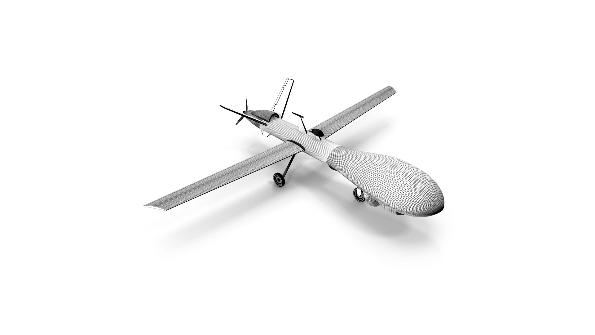 3D Military Drone Model - TurboSquid 2129309