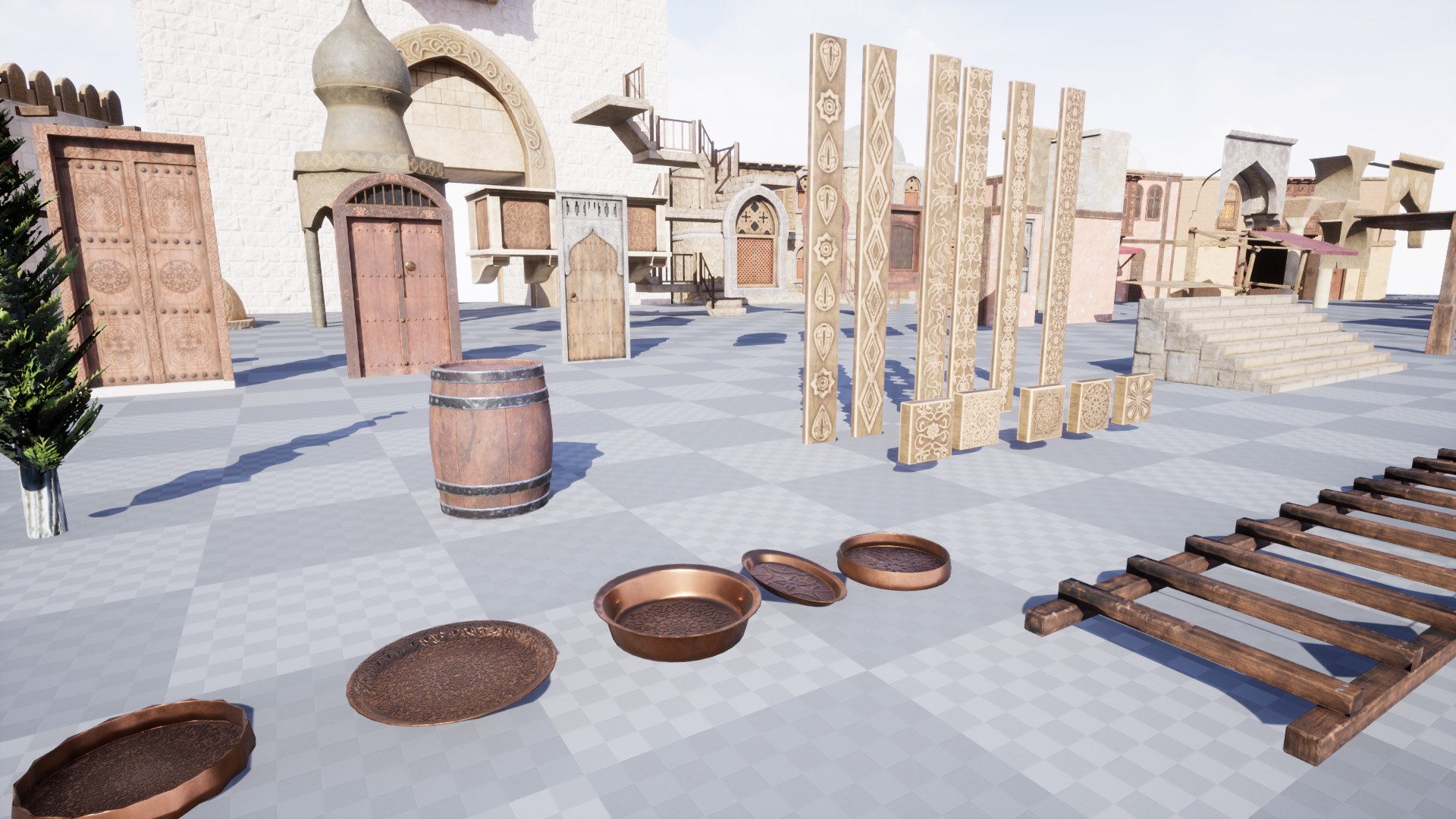 Modular Arab City Model - TurboSquid 1575430