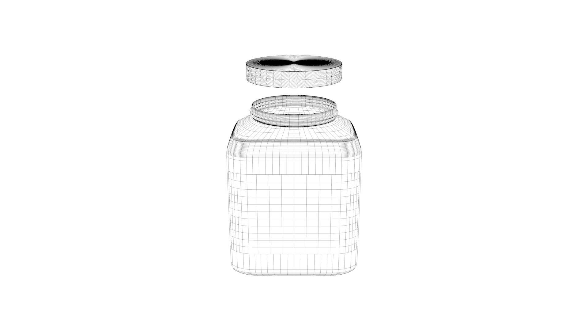 Glass medicine bottle 3D - TurboSquid 1921796
