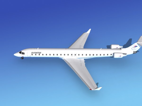 3d model crj900 bombardier