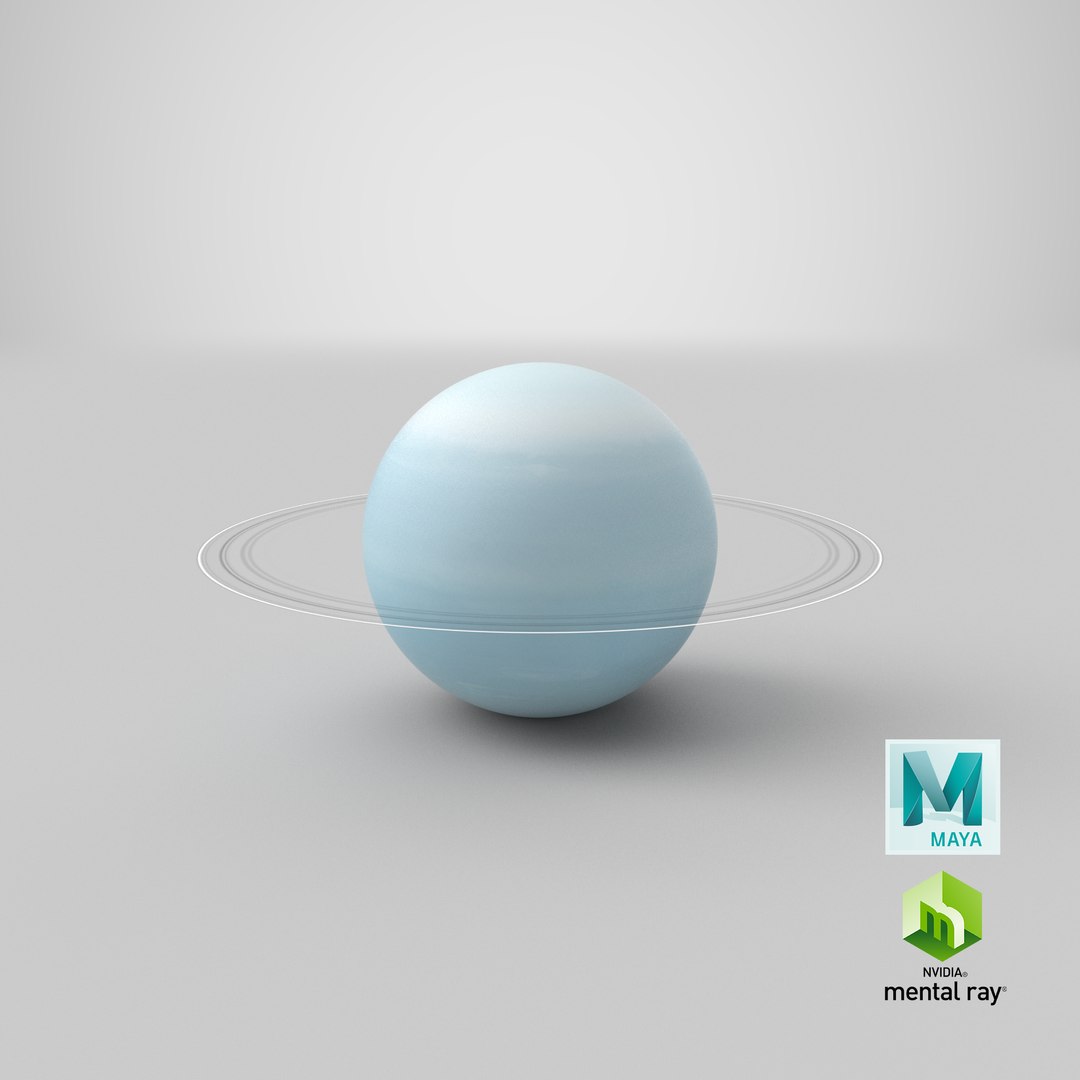 Uranus Planet Rings 3D - TurboSquid 1338467