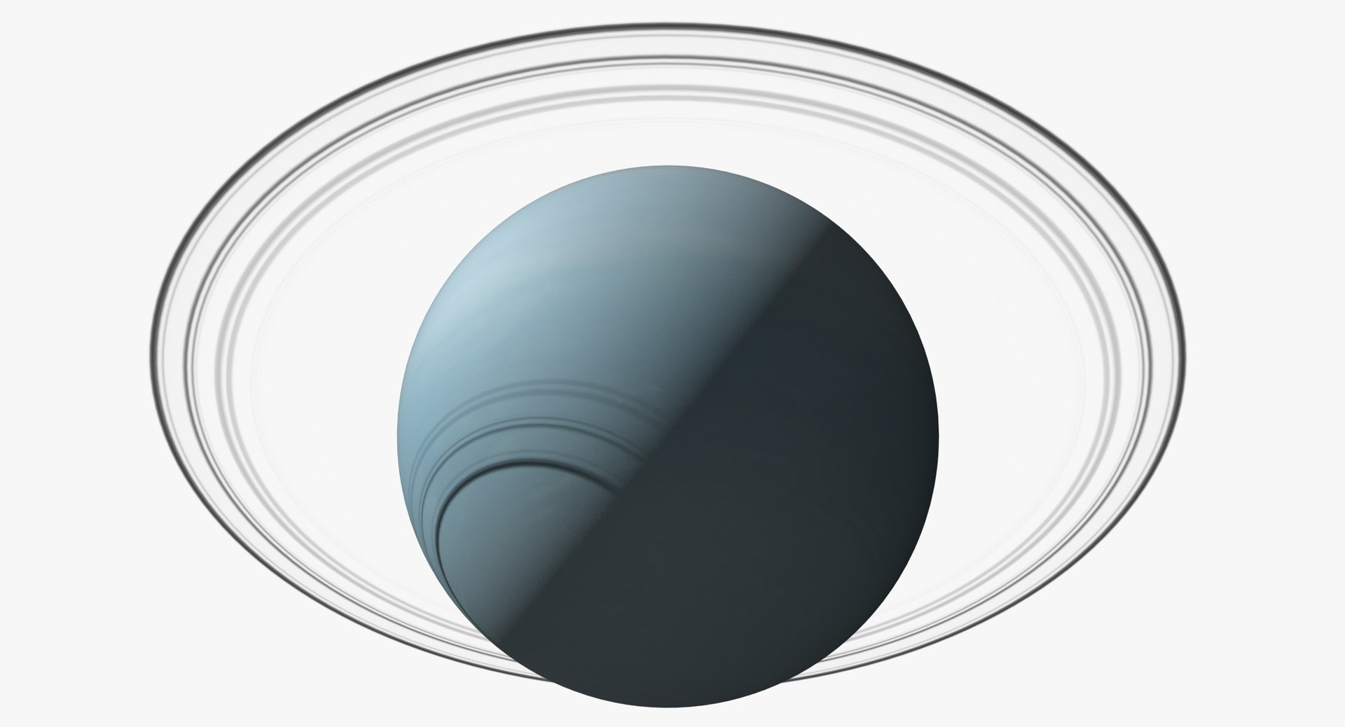 Uranus Planet Rings 3D - TurboSquid 1338467