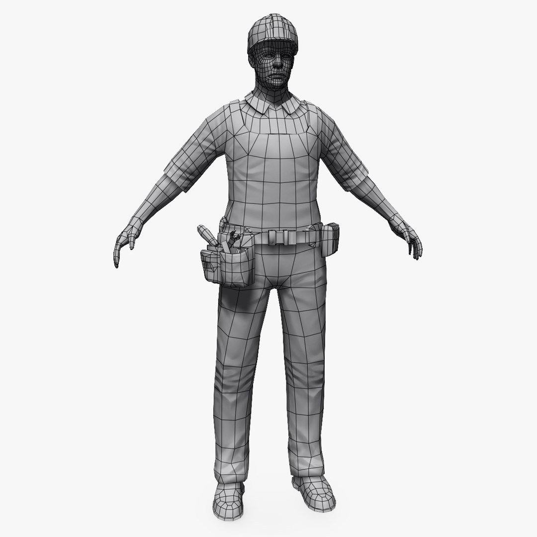 3d Model Worker Real-time