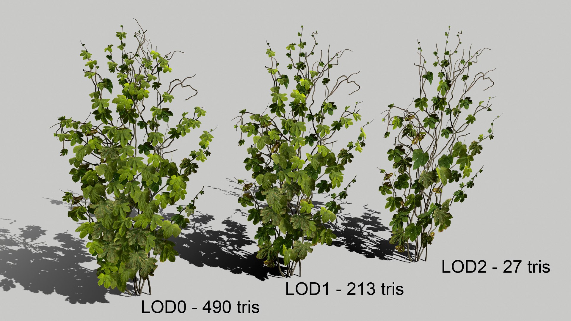 3D Ivy Plants Games - TurboSquid 1586550