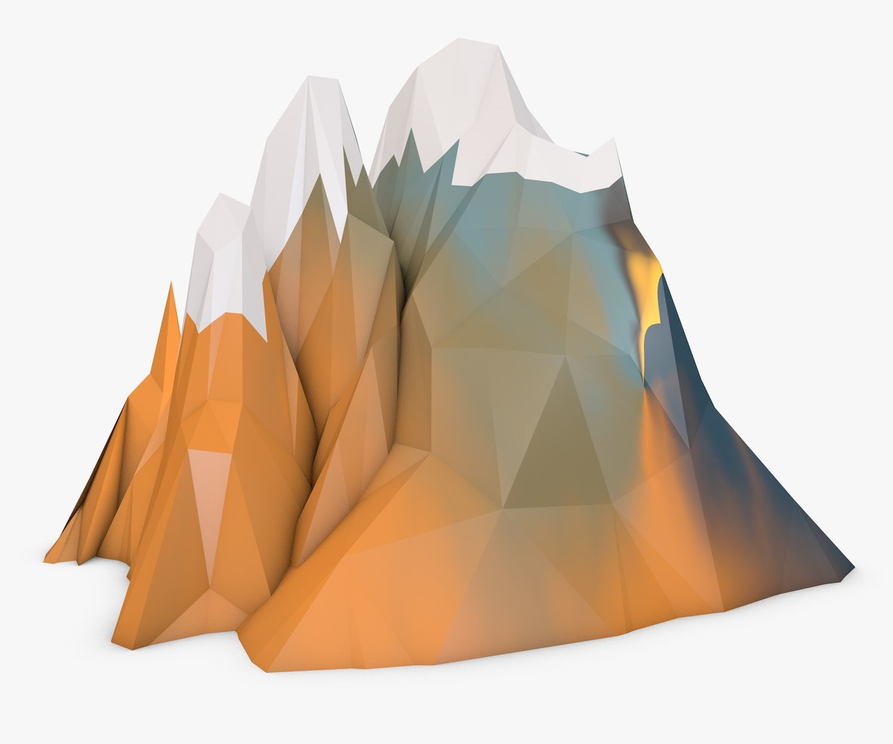 mountain 3d c4d