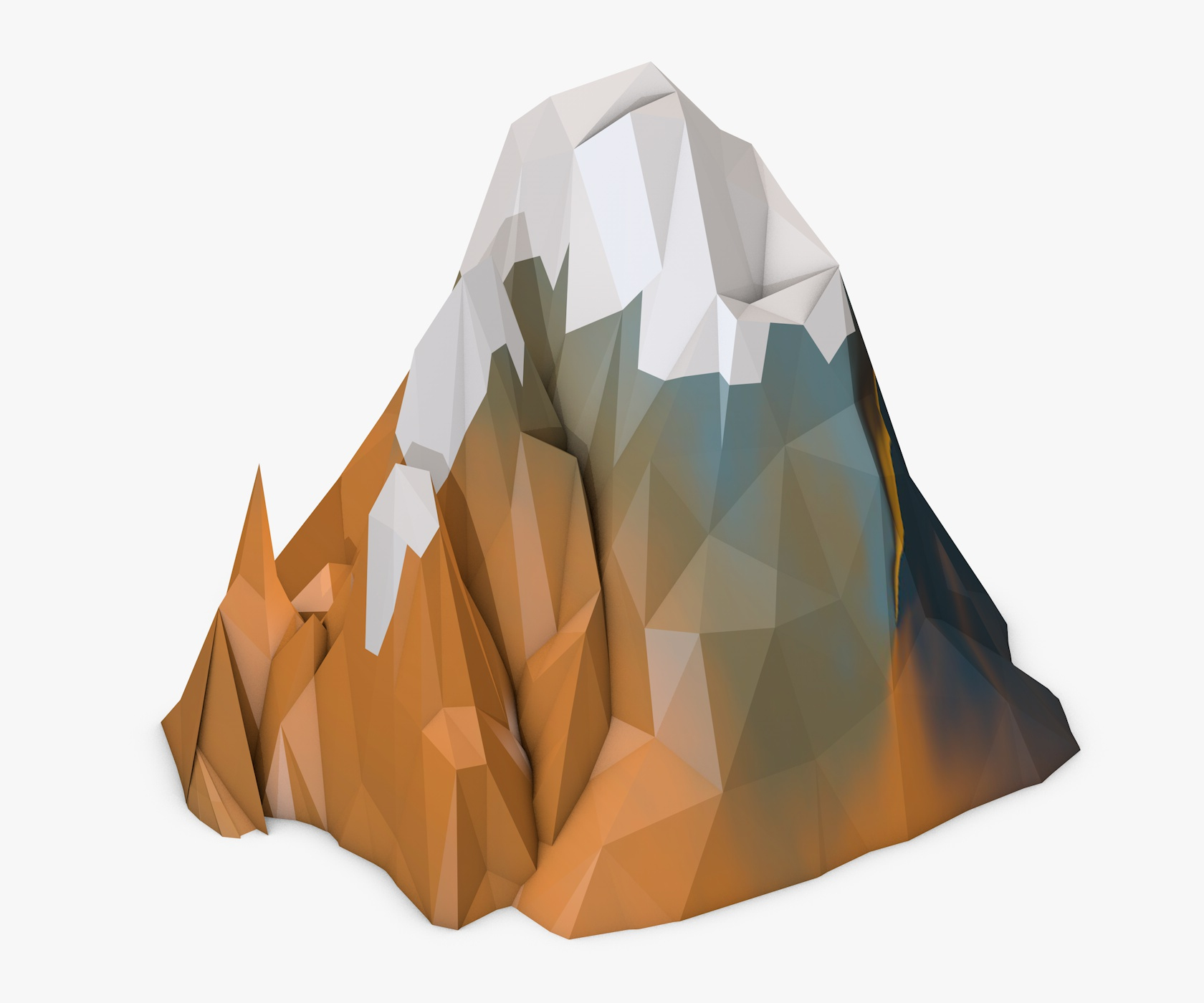 mountain 3d c4d