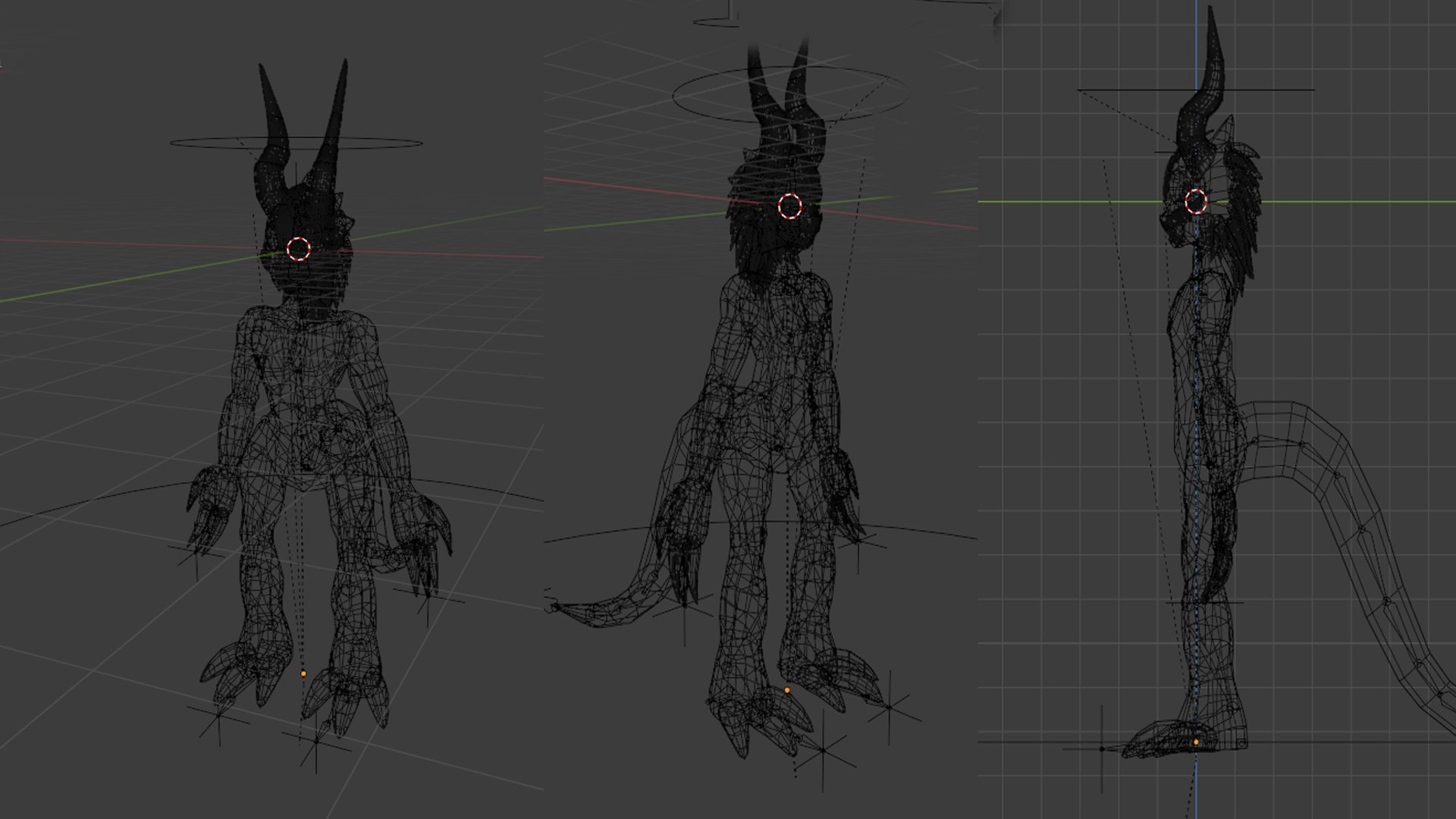 3D Model Red Demon Dragon - TurboSquid 1810510