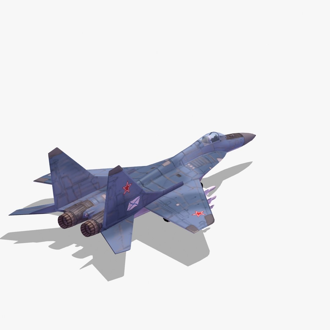 3d Model Russian Navy Mig29k Fighter
