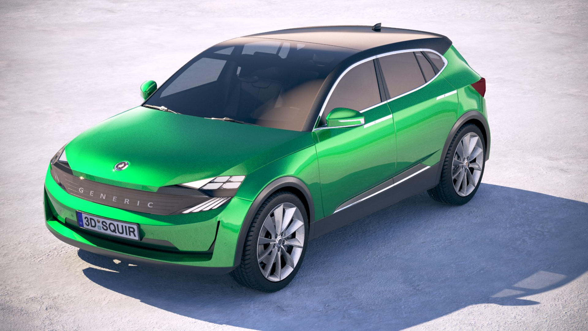 3D Generic Electric Suv - TurboSquid 1224298