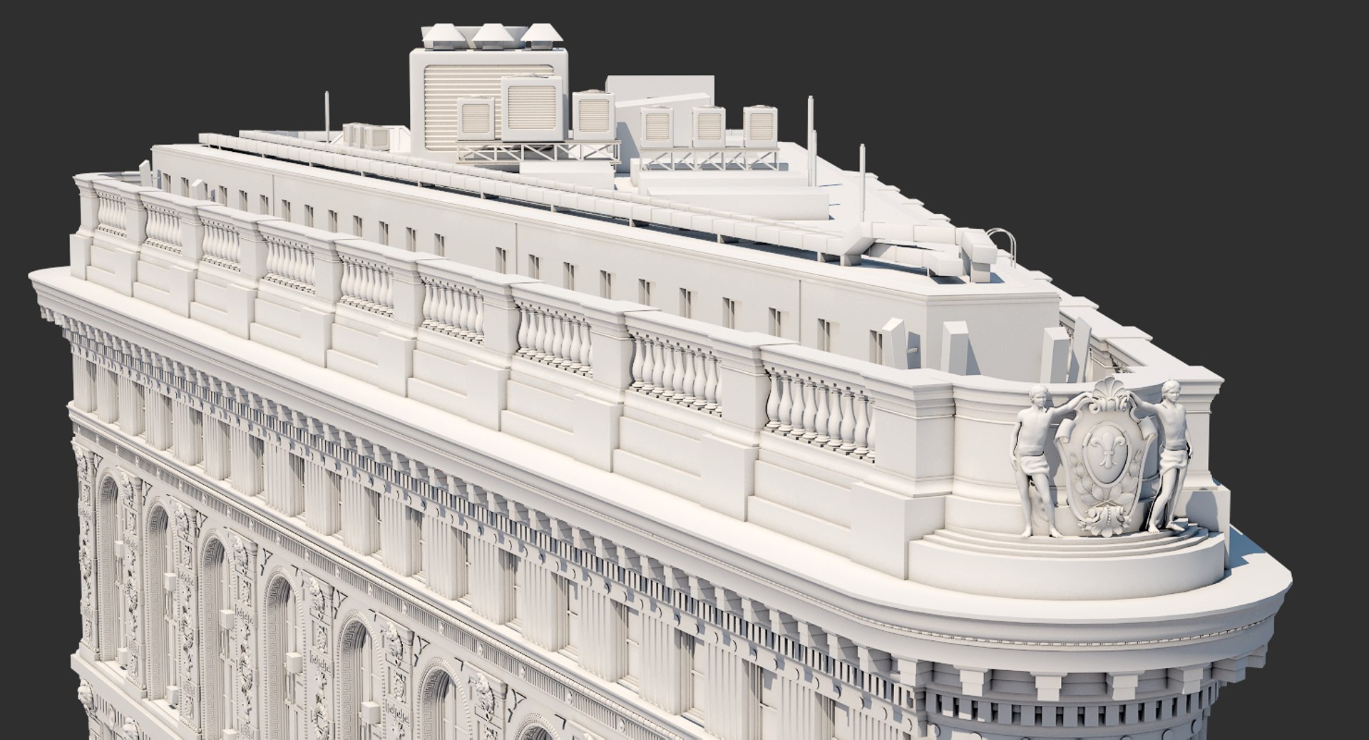 3D Flatiron Building Architecture Model - TurboSquid 1285320