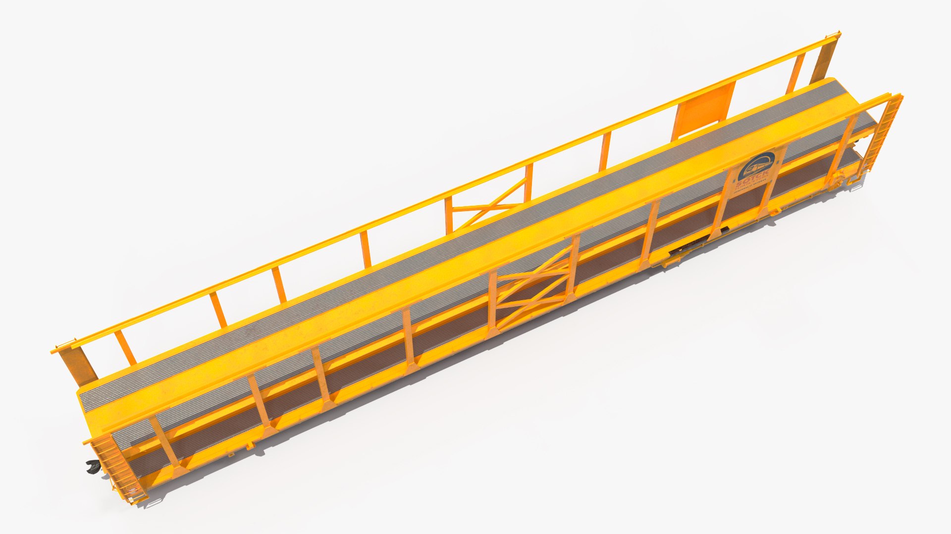 3D Generic Auto Rack Train Car Model - TurboSquid 2304685