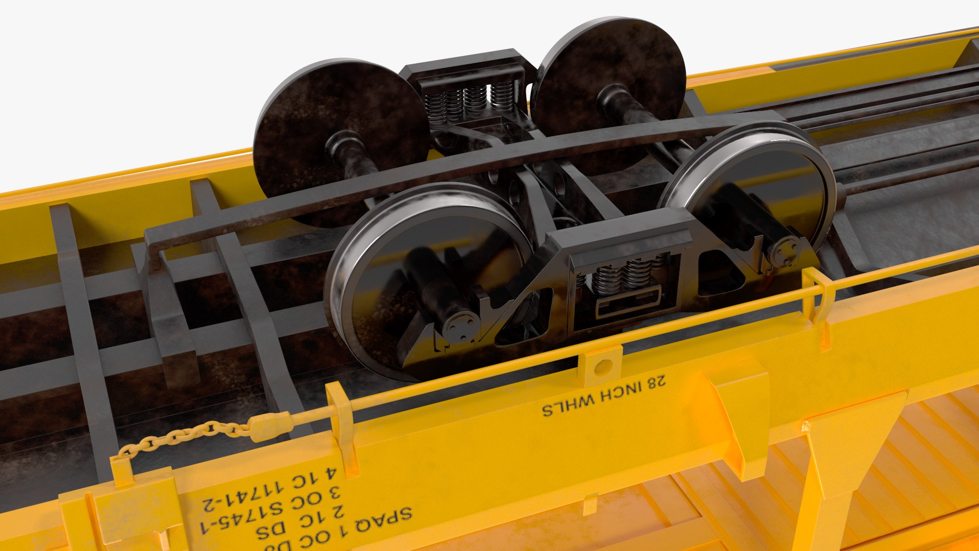 3D Generic Auto Rack Train Car Model - TurboSquid 2304685